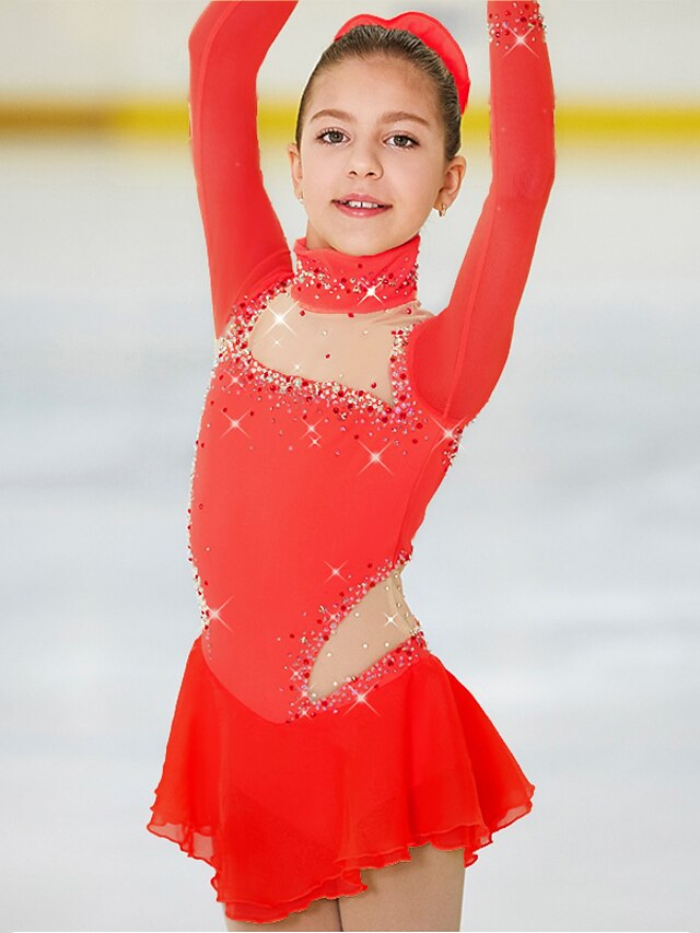 Figure Skating Dress Women's Girls' Ice Skating Dress Outfits Violet ...