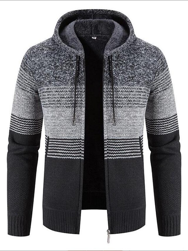 Homme Pull Chandail Gilet Pull Sweat à Capuche Pull Zippé Pull Veste ...
