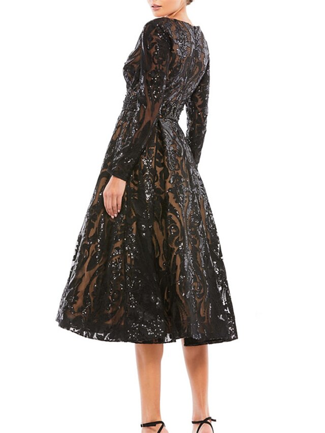 A-Line Cocktail Dresses Party Dress Wedding Guest Wedding Party Knee ...