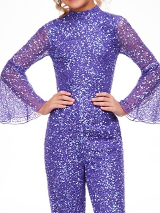 Jumpsuits Floor Length Flower Girl Dress Pageant & Performance Girls ...