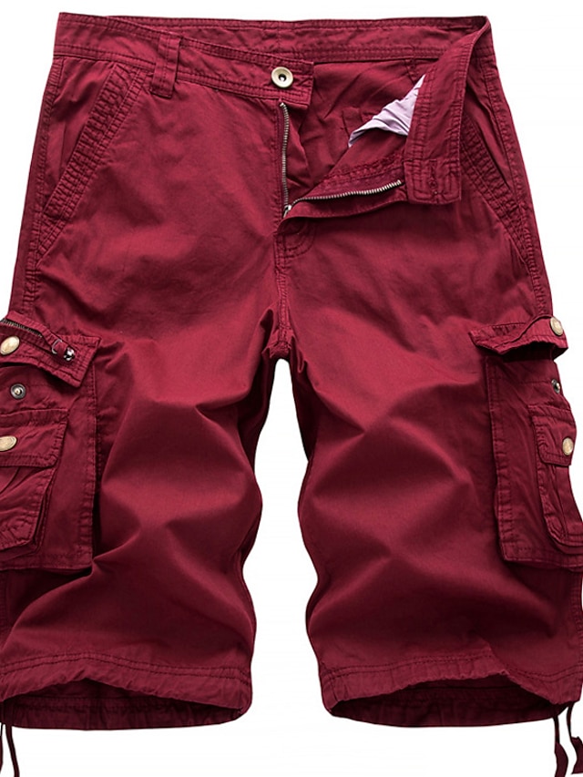 Herren Cargo Shorts Kurze Hosen Shorts Kurze Hosen Kurze Hose Für Wanderer Bein Kordelzug 6