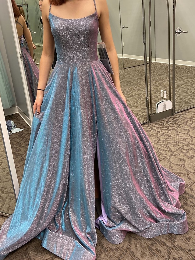 A-Line Prom Dresses Sparkle & Shine Dress Formal Prom Floor Length ...