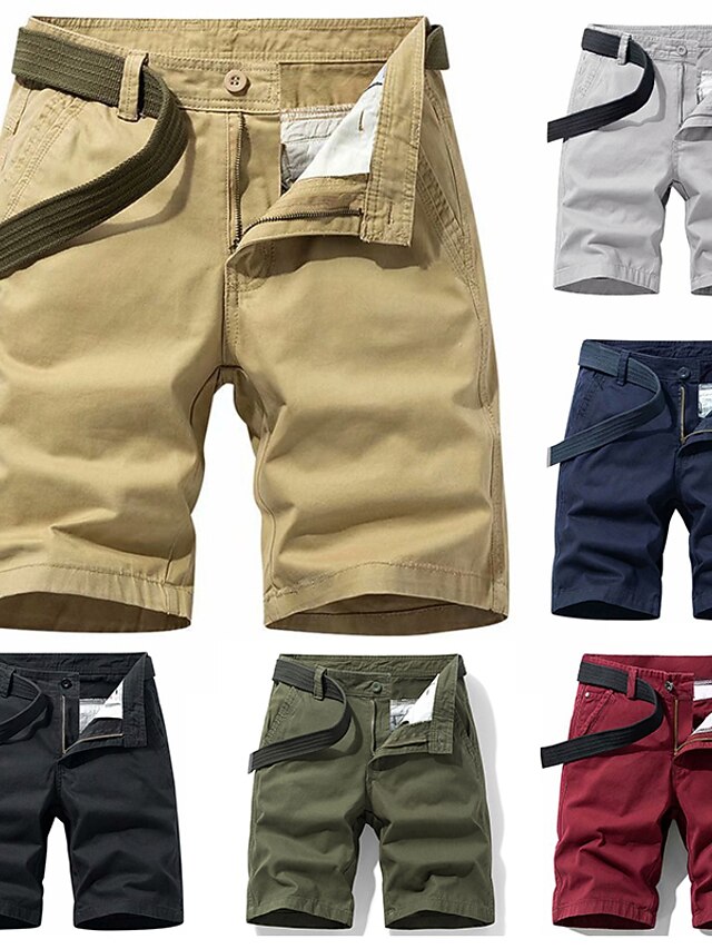 Men's Chino Shorts Bermuda shorts Work Shorts Pocket Plain Comfort ...
