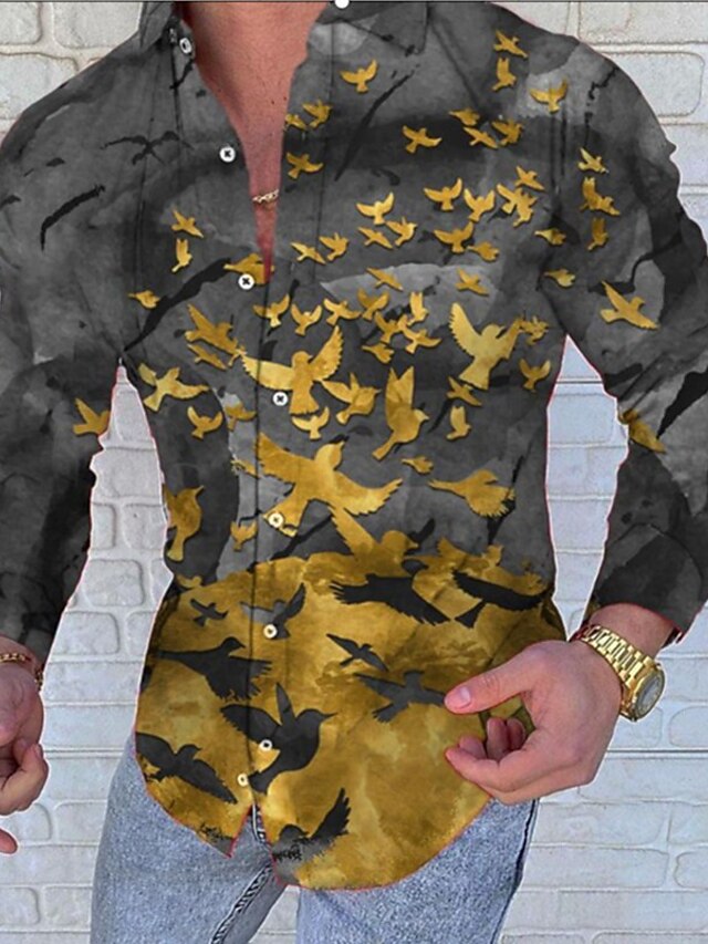 Herren Hemd Hawaiihemd Sommerhemd Schmetterling Stern MOON Geometrie ...