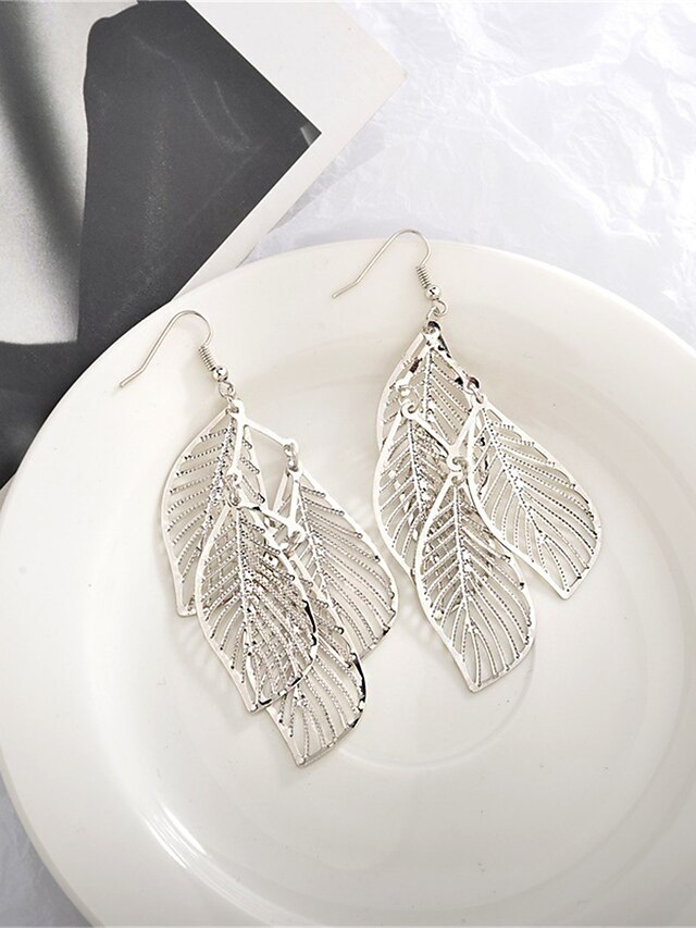 Women's Earrings Fashion Outdoor Leaf Earring 2026 - $8.49