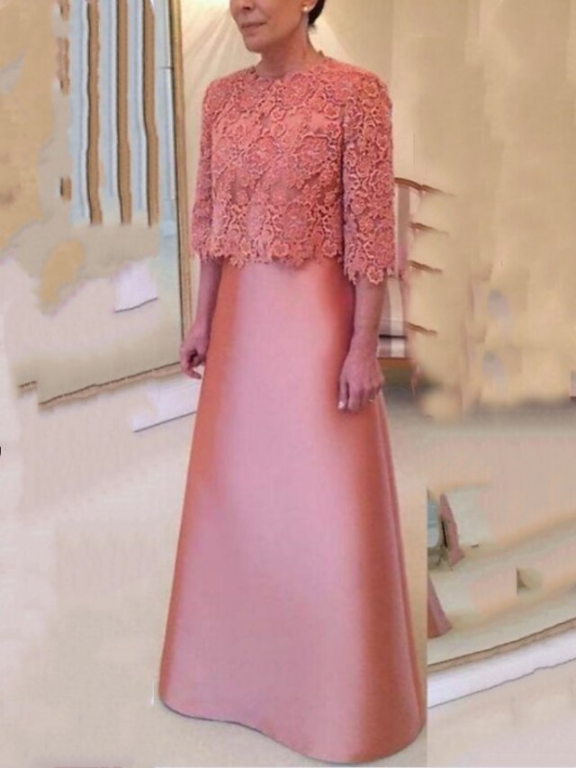 Plus Size Curve Mother of the Bride Dress Wedding Guest Elegant Party ...