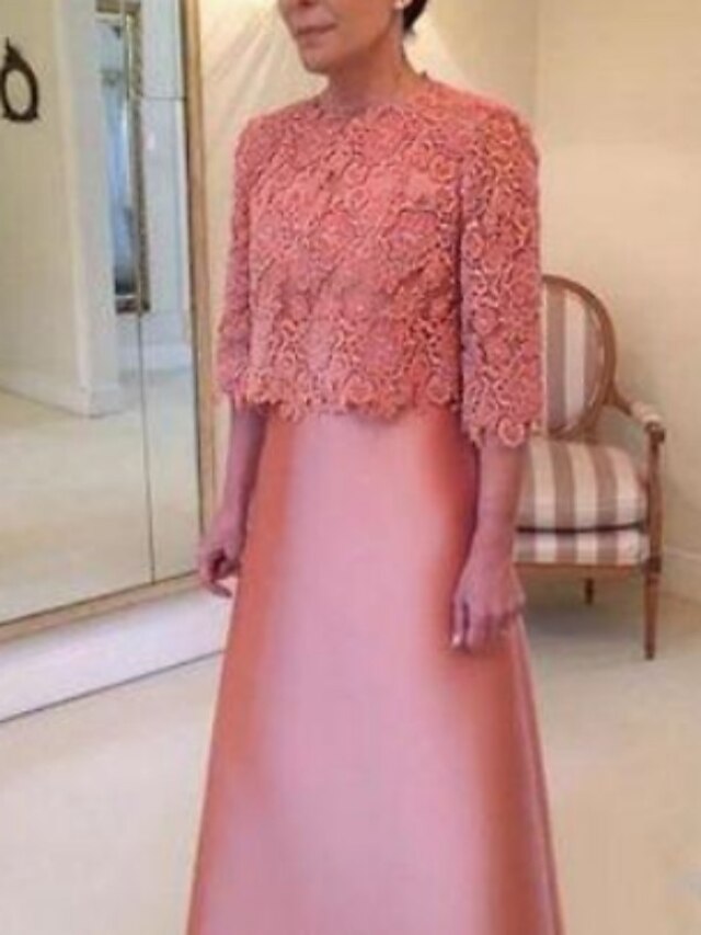 Plus Size Curve Mother of the Bride Dress Wedding Guest Elegant Party ...