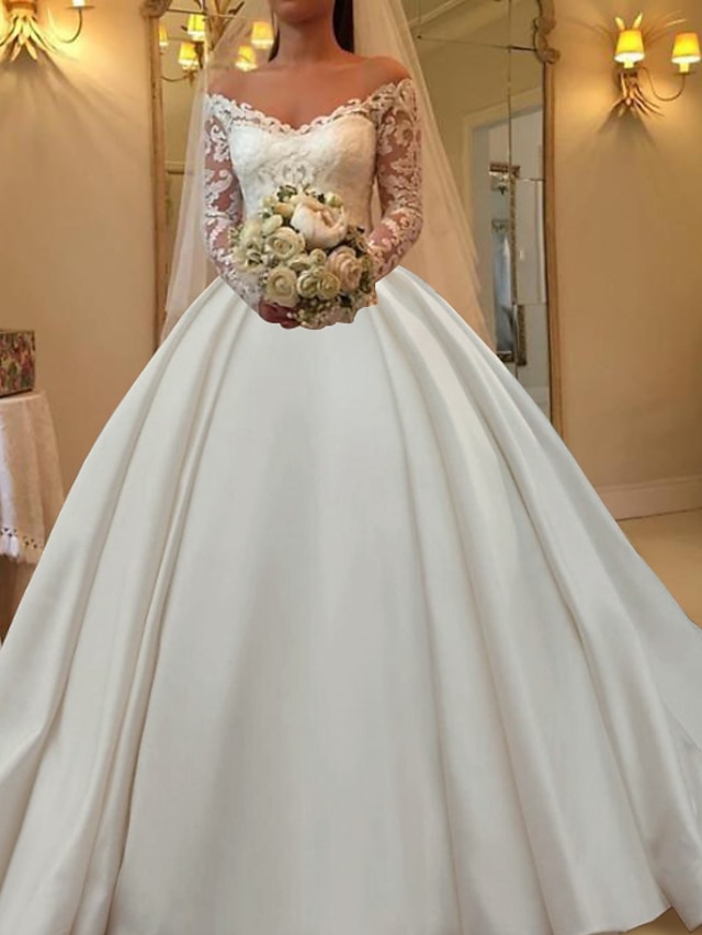 logodna rochii de mireasa formale de toamna rochie de bal cu umeri cu ...