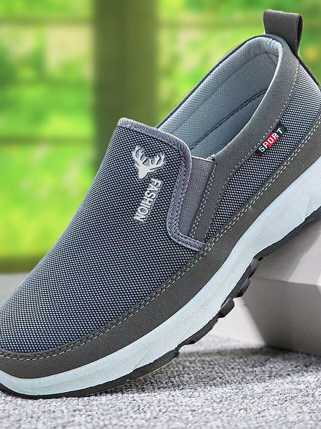 Homme Mocassins et Slip On Chaussures de confort Mocassins en tissu ...