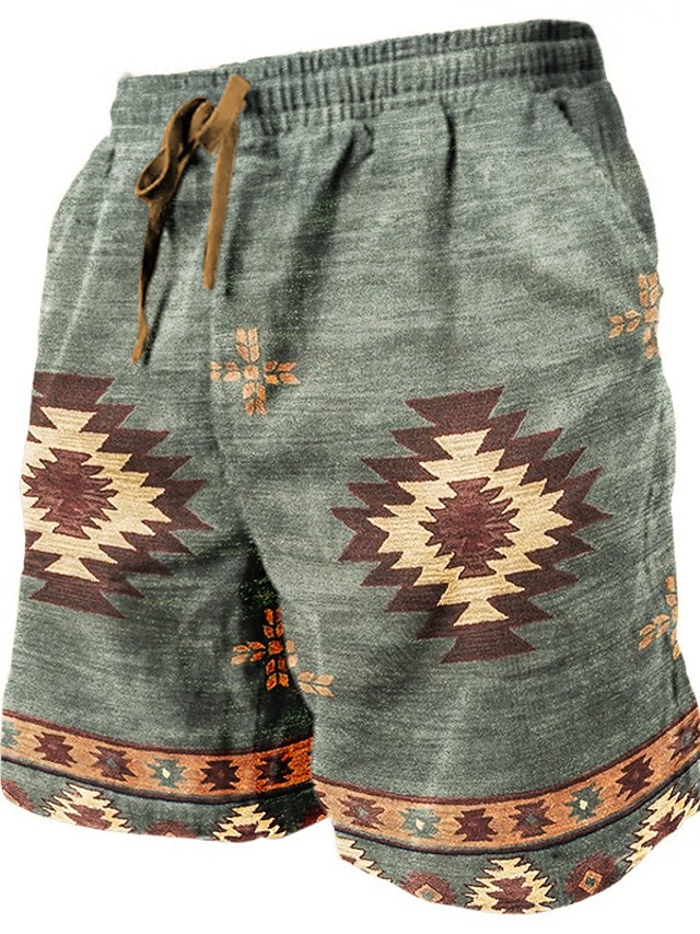 Men's Sweat Shorts Beach Shorts Terry Shorts Drawstring Elastic Waist ...