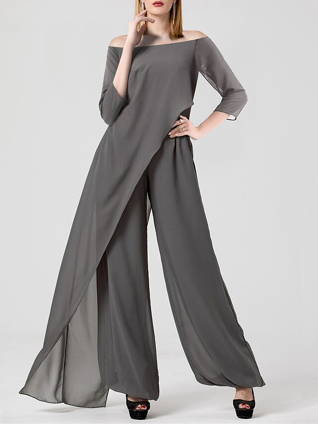 Jumpsuits Wedding Guest Dresses Elegant Dress Formal Wedding Floor ...