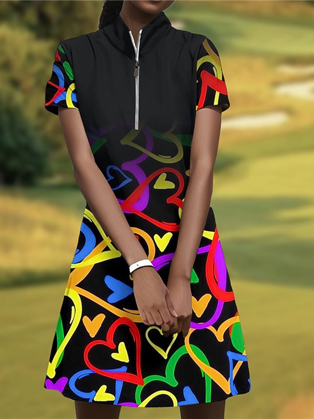 Per donna Abito da tennis vestito da golf Traspirante Asciugatura ...