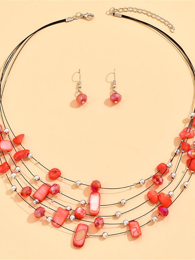 Women's necklace Fashion Outdoor Geometry Jewelry Sets 2026 - $14.99