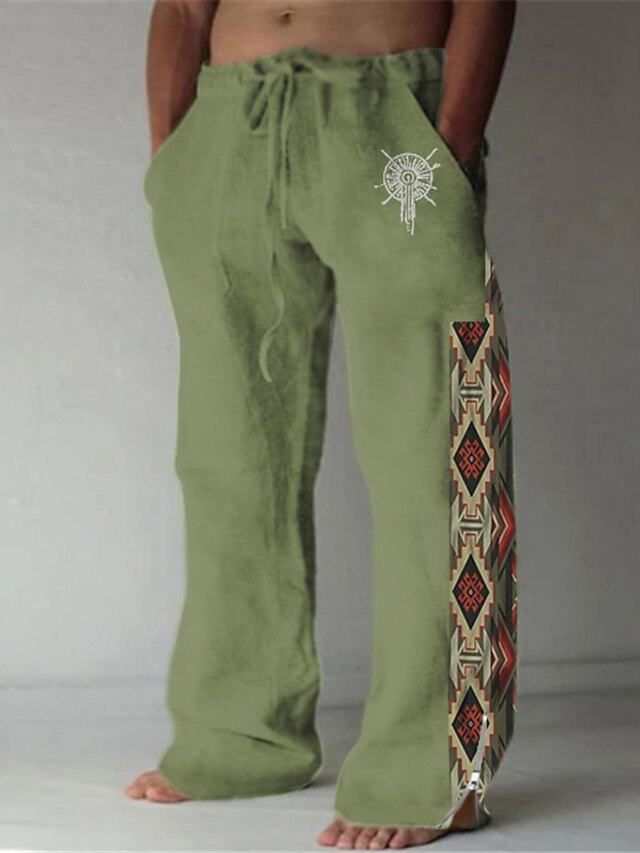 Tribal Casual Men's 3D Print Pants Trousers Outdoor Street Going out ...