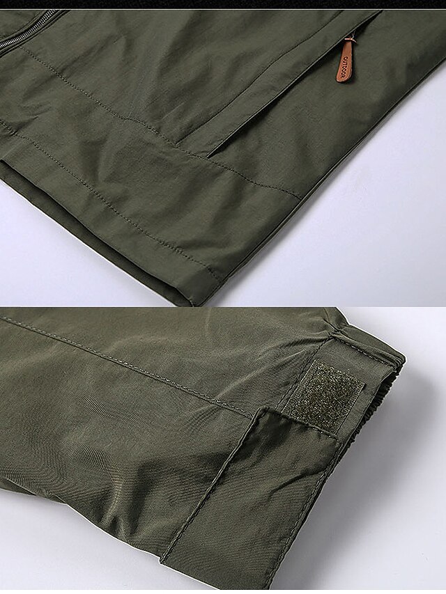 Men's Outdoor Jacket Tactical Jacket Windcheater Jacket Street Daily ...