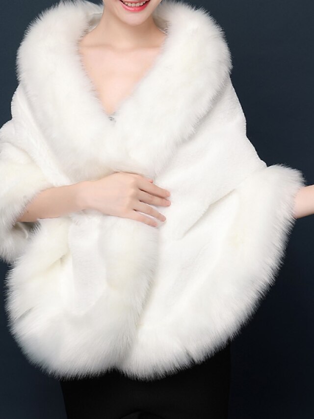 Kožešinová bolerka Přehozy přes ramena Dámské bolerko Jednobarevné ...