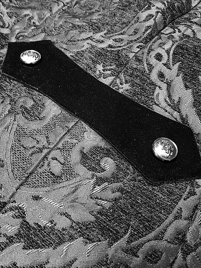 Men's Casual Blazer Black Gold Vampire Gothic Plus Size Jacket Showman ...