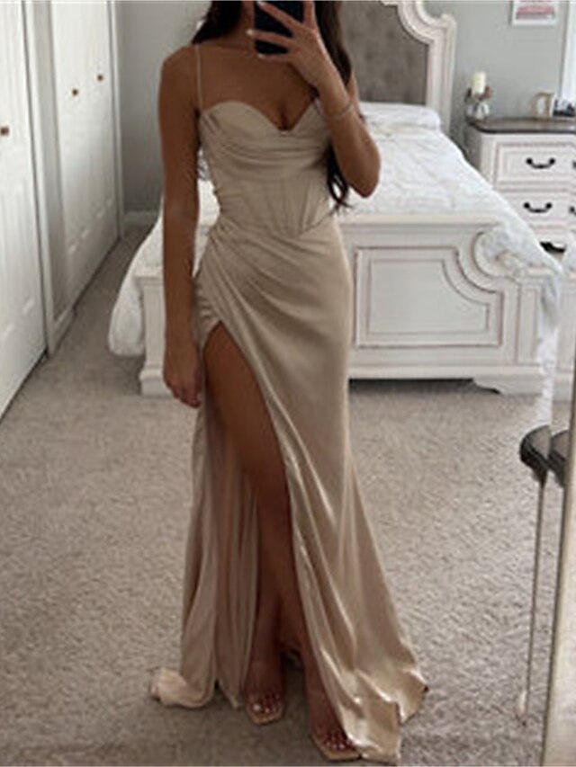 Mermaid / Trumpet Prom Dresses Corsets Dress Formal Evening Party Sweep ...