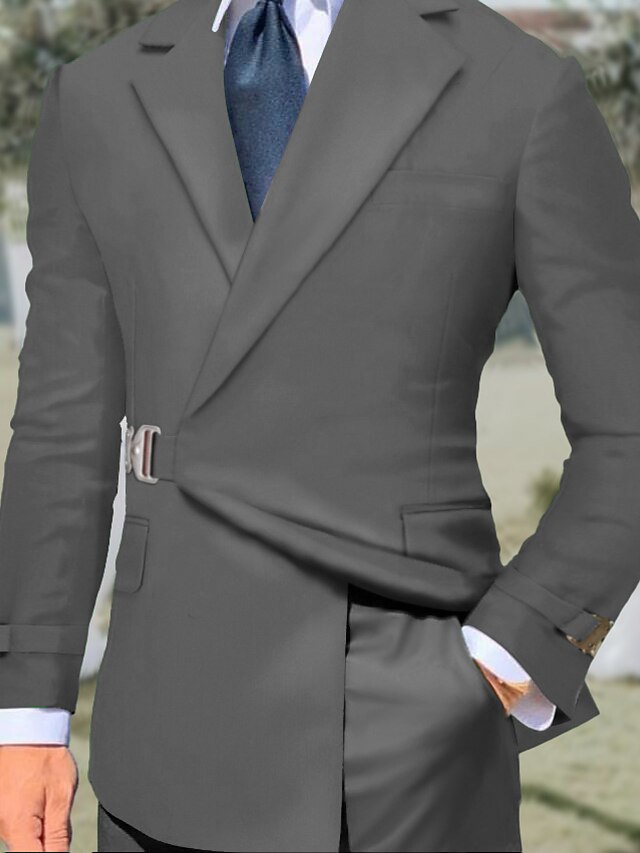 Black Pink Burgundy Men's Prom Suits Wedding Beach Wedding Suits Solid ...