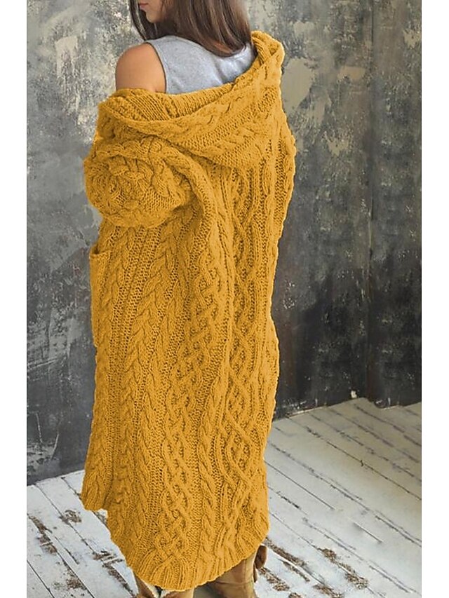 Chunky Knit Maxi Coatigan 2025 - $37.99