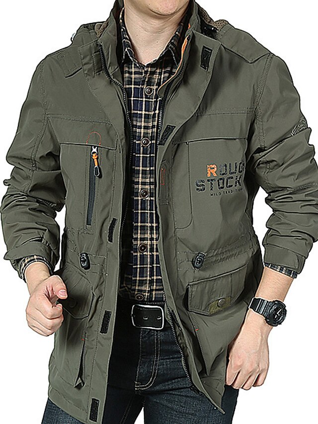 Men's Outdoor Jacket Tactical Jacket Windcheater Jacket Sports ...