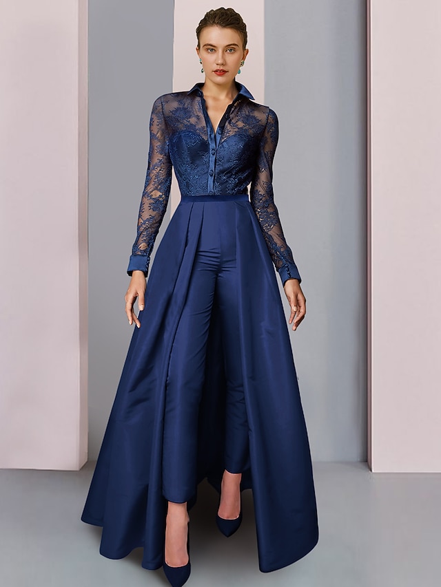 Two Piece Jumpsuits Mother of the Bride Dress Formal Wedding Guest ...