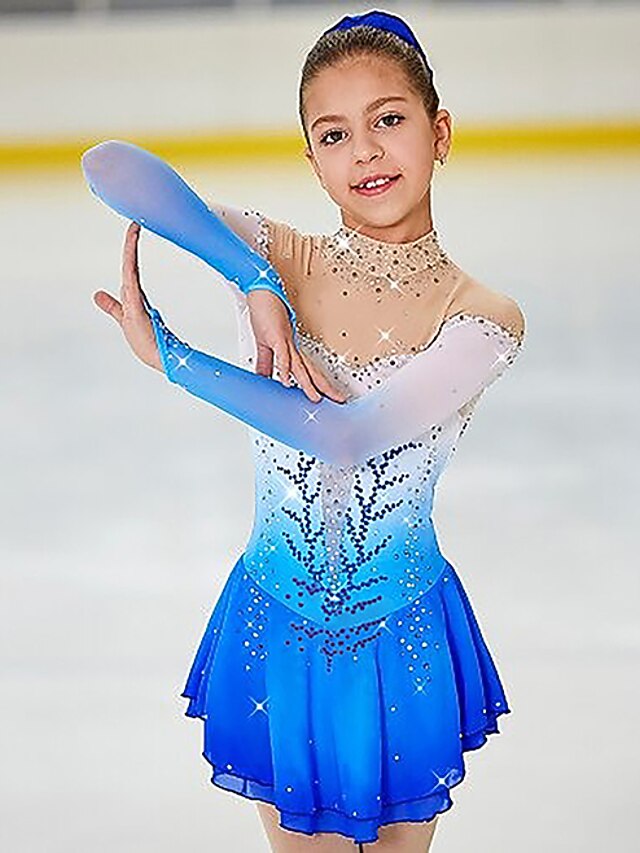 Figure Skating Dress Women's Girls' Ice Skating Dress Outfits Light ...