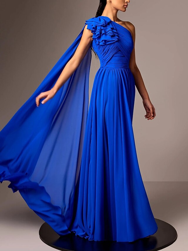 A-Linie Abendkleider Elegant Kleid Formal Boden-Länge Ärmellos Ein ...