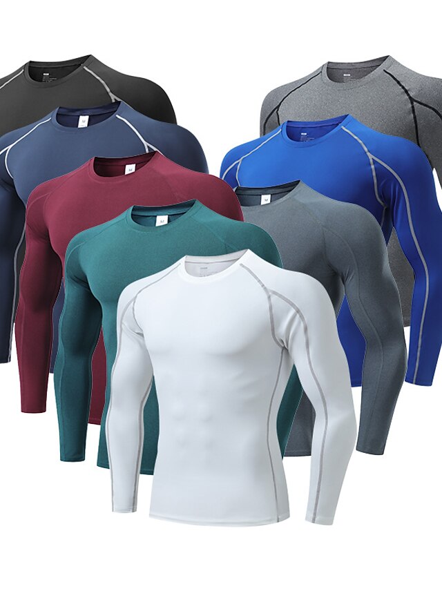 Mens Superman Compression Shirt Men's Superhero Compression T-Shirts ...