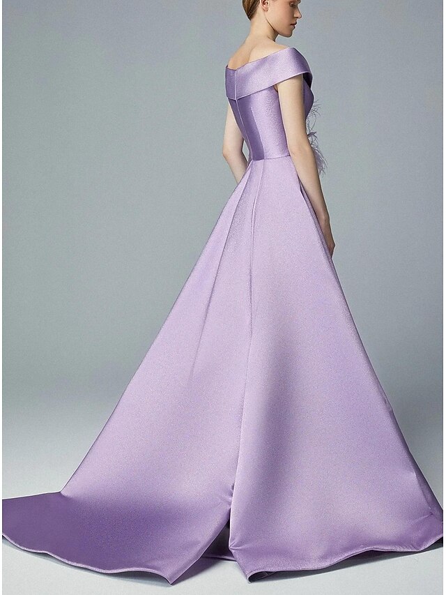 Robe de bal en A Élégante robe prom formelle longueur jusqu'au sol ...