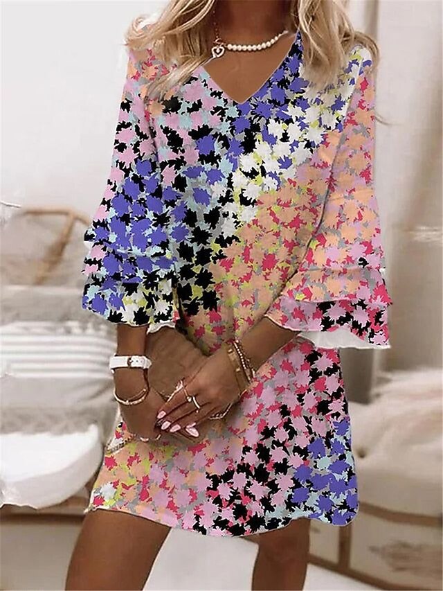 Women's Mini Dress Casual Dress Semi Formal Dress Petite Dress Sundress ...