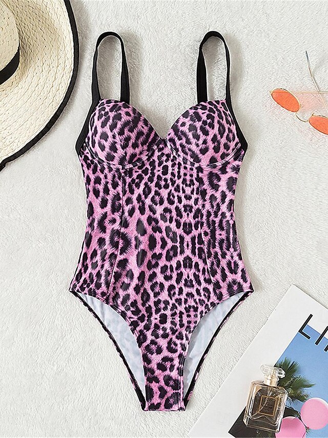 Damen Badeanzug Ein Stück Monokini Badeanzüge Normal Bademode