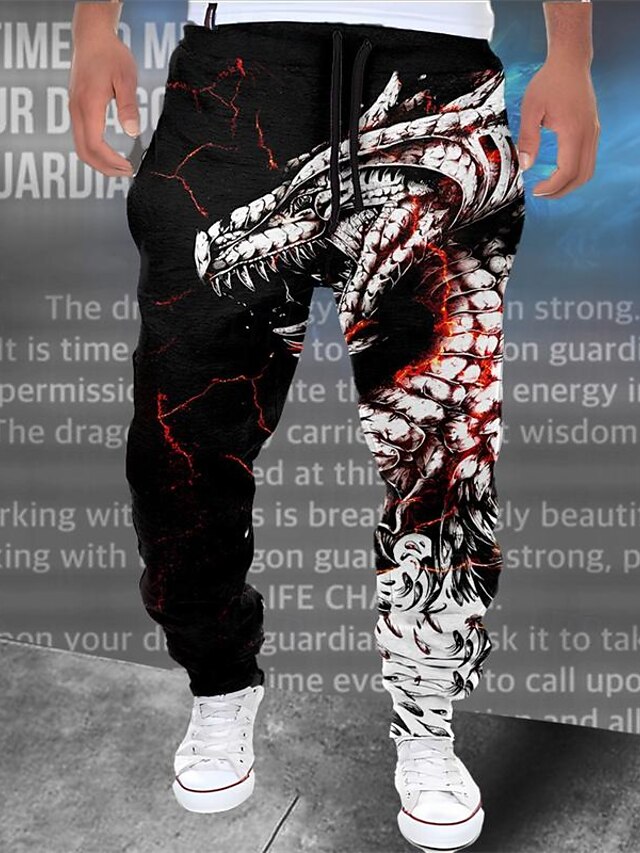 Dragon Guardian x LU | Men's Dragon Mythical Creature Dark Style ...