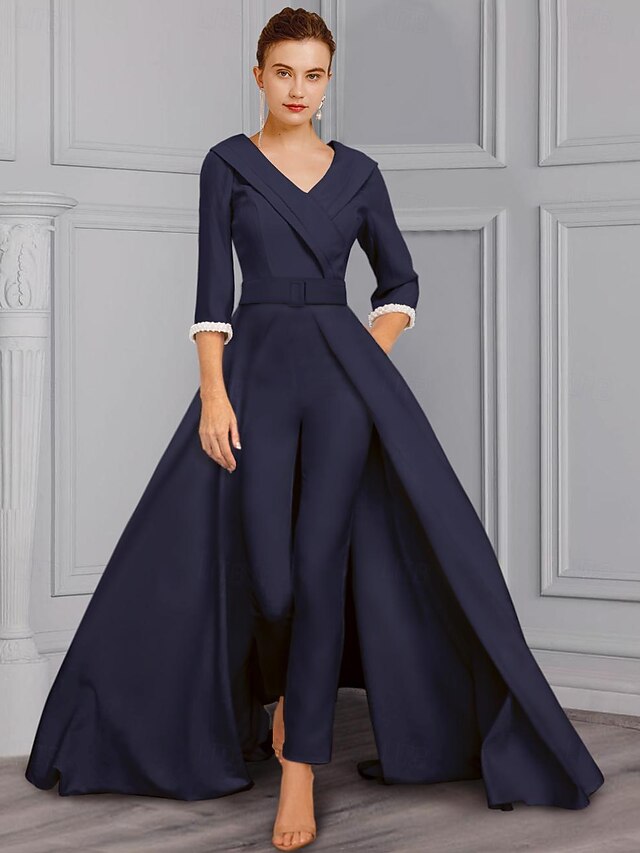 Jumpsuit Mother of the Bride Tuxedo Formal Wedding Guest Elegant ...