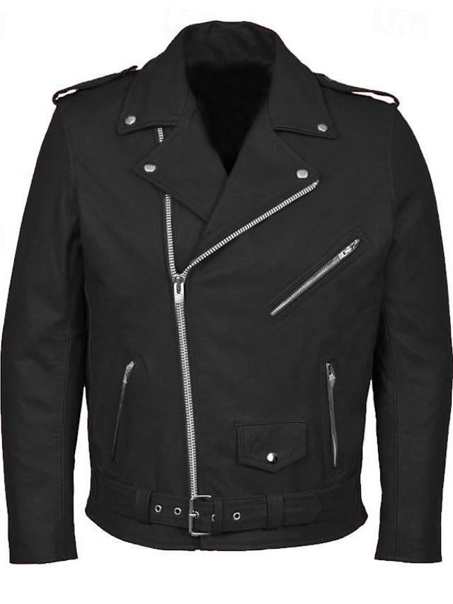 Male Faux Leather Jacket Transition Jacket Biker Jacket Red Leather ...