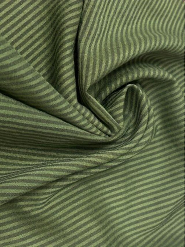 Blouse Women's Yellow Army Green Line Stripe Daily Daily Shirt Collar ...