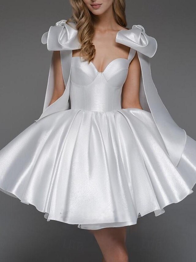 A-Line Short / Mini Prom Dresses Corsets Princess Sleeveless Spaghetti ...