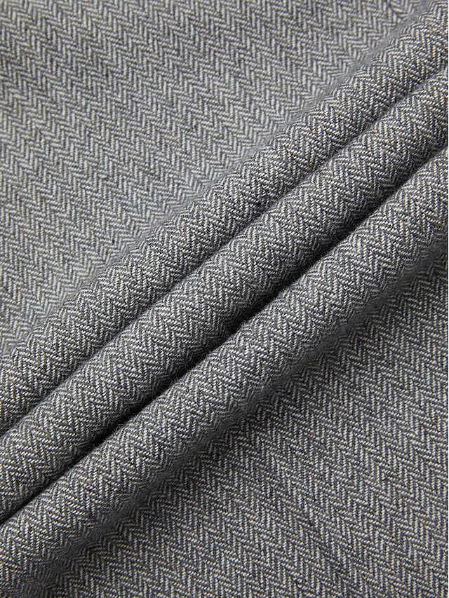 Men's Tweed Herringbone Suit 3 Piece Slim Fit – Vintage Formal Suit Set ...