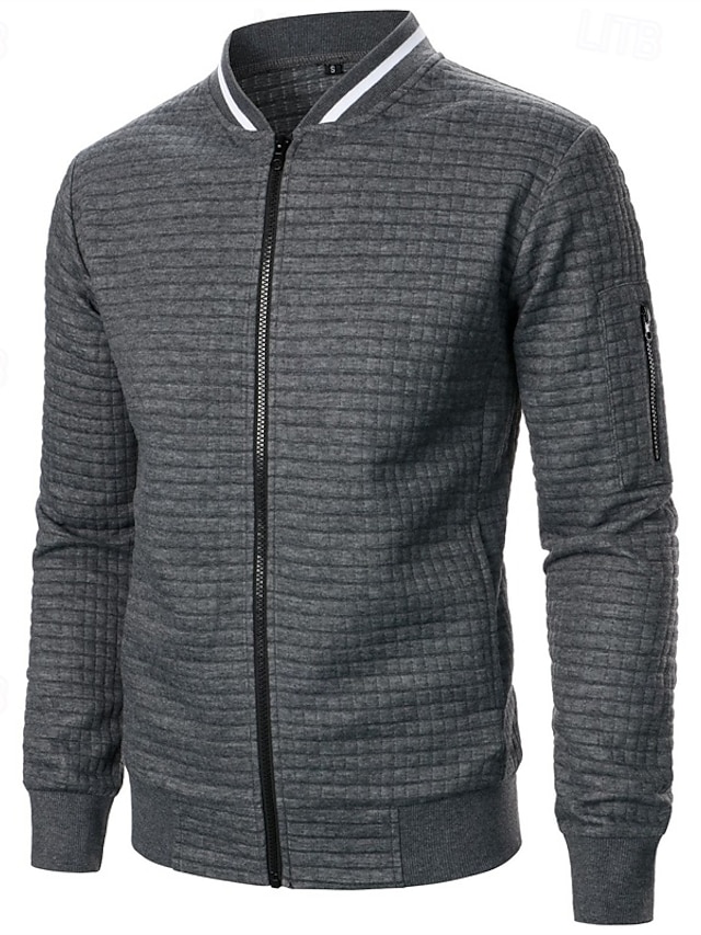 Men's Lightweight Jacket Waffle Jacket Summer Jacket Transition Jacket ...