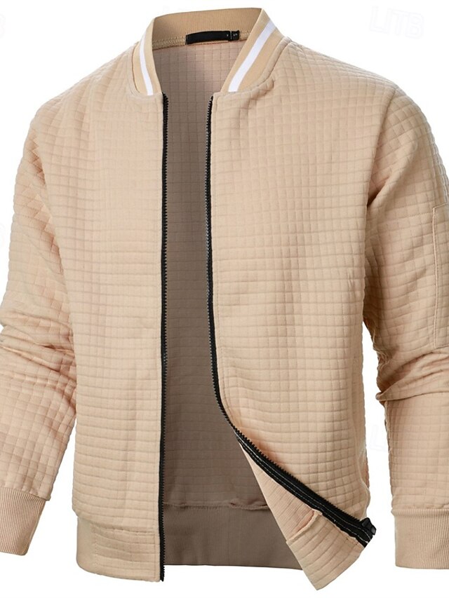 Men's Lightweight Jacket Waffle Jacket Summer Jacket Transition Jacket ...