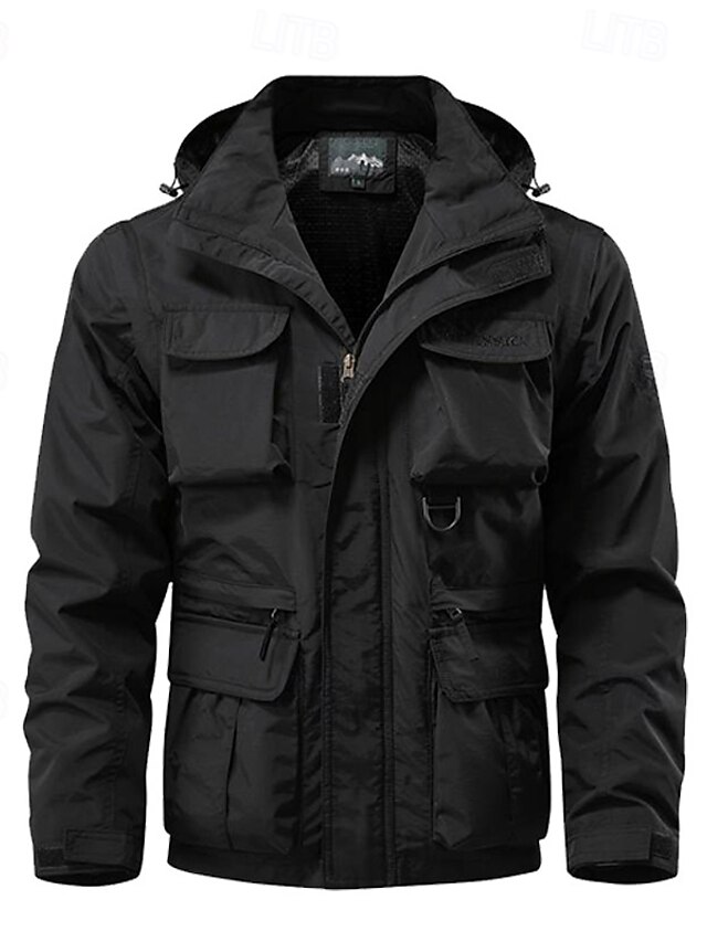 Men's Hiking Jacket Tactical Jacket Windcheater Jacket Sports Outdoor ...