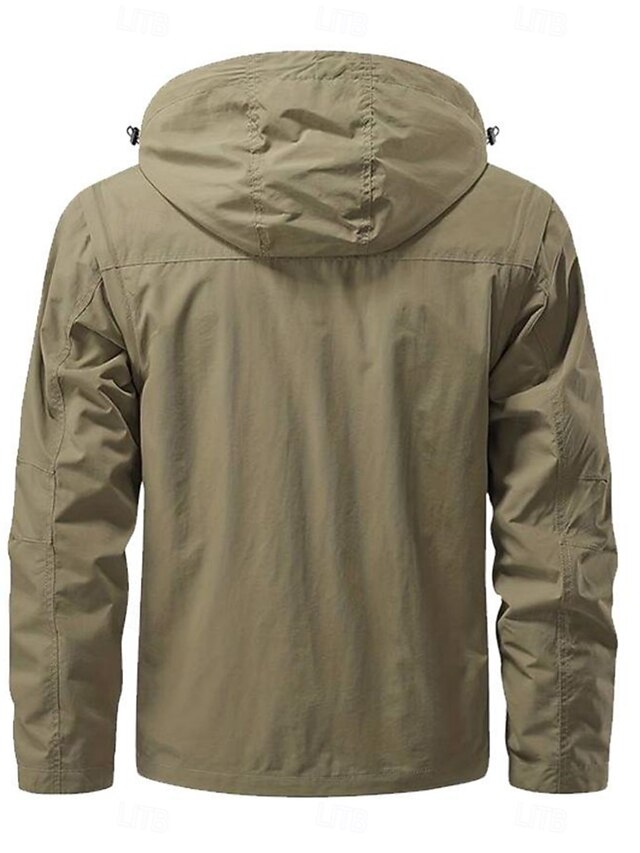 Men's Hiking Jacket Tactical Jacket Windcheater Jacket Sports Outdoor ...