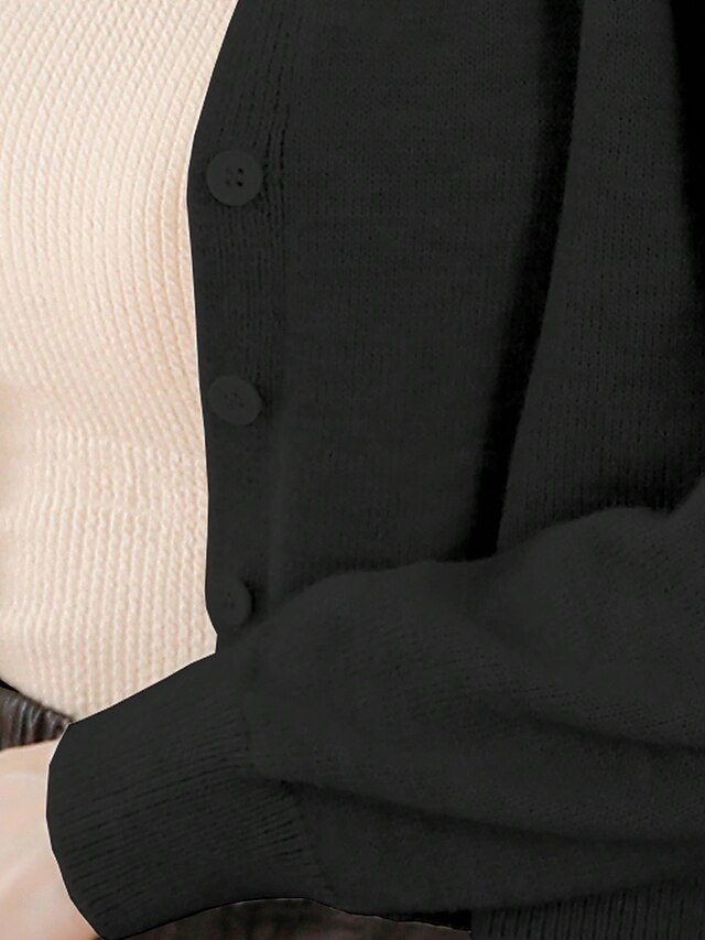 Dames Trui Vest Modieus Dagelijks Stijlvol Effen Kleur Strakke ronde ...