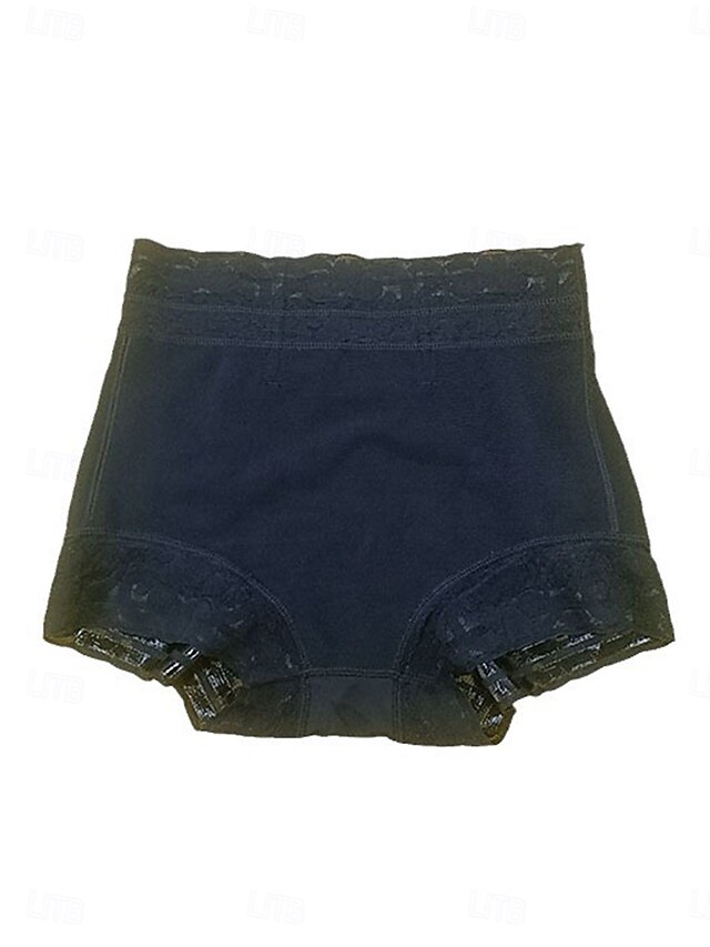 Women's Shapewear Shaping Panty MeshNightwearNylon Solid Colored Black ...