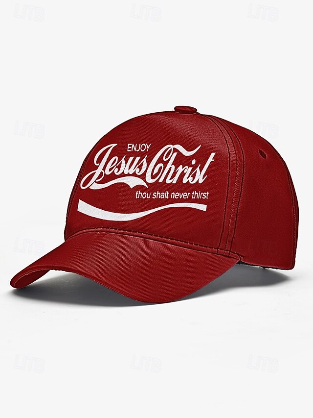 Religious Printed Baseball Cap with 'Enjoy Jesus Christ Thou Shalt ...