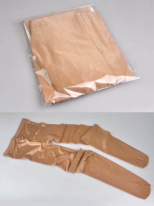 Women's High Waist Shaping Pantyhose with Shiny Finish – Elegant Shebin ...