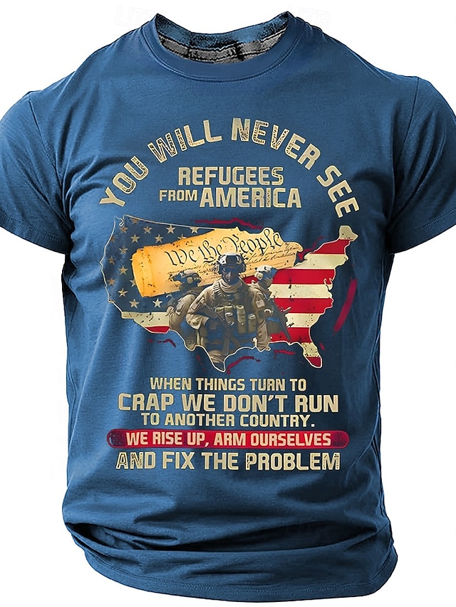 Veterans Day Men's Patriot Patriotic Veteran Veterans T Shirt Short ...