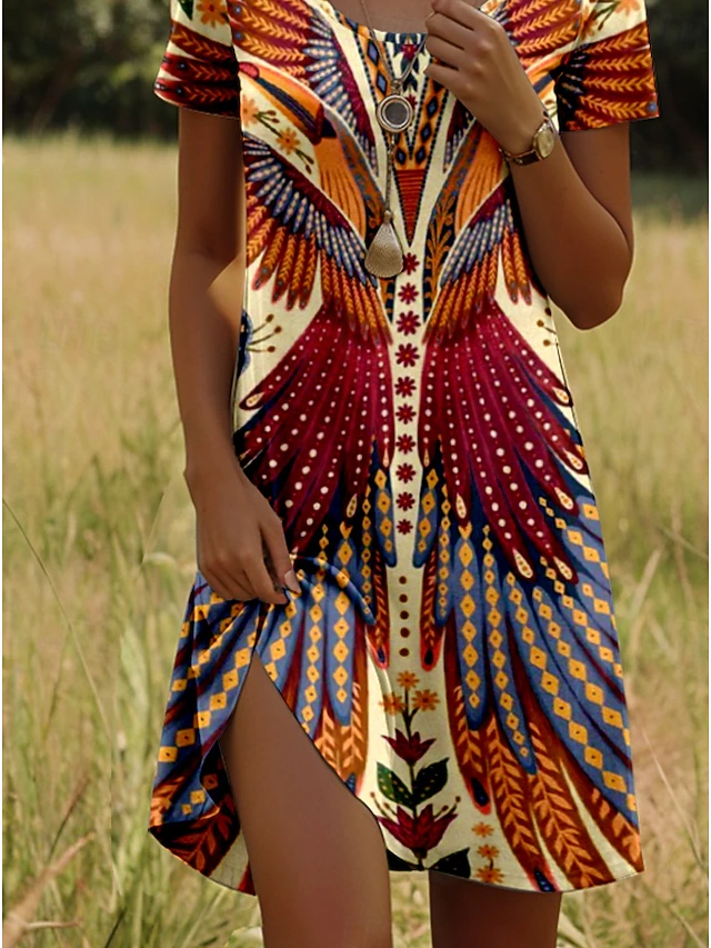 Robe Mini Femme Robe Décontractée Robe Petite Robe T-shirt Robe Tee ...