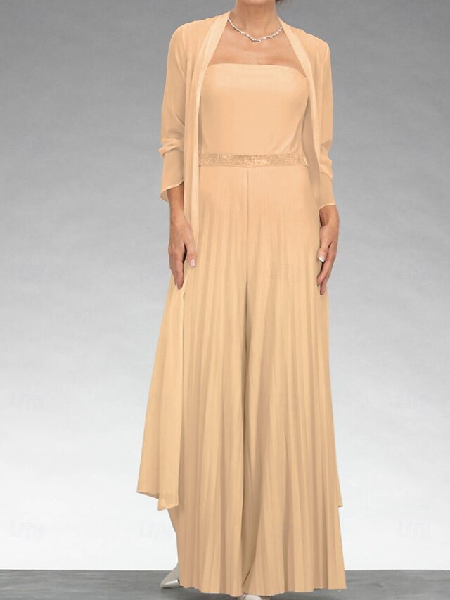 Beach Wedding Jumpsuits Mother of the Bride Wedding Guest Elegant ...