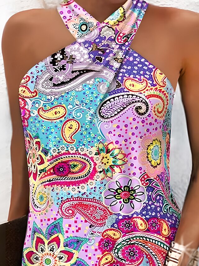 Dames Mini Jurk Petite Jurk T Shirt Jurk Tee Jurk Zomerjurk A-lijn Jurk Elegant Vintage Stijlvol ...